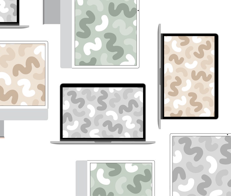 Desktop Wallpaper | Laptop Wallpaper | Confetti | Neutral | Minimal ...