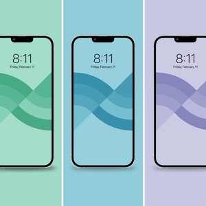 IPhone Wallpaper | Two Half Circles | Cool Colors | Phone Wallpaper ...