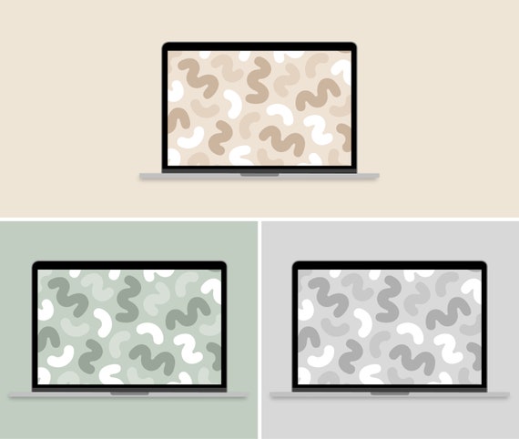 Desktop Wallpaper Laptop Wallpaper Confetti Neutral - Etsy