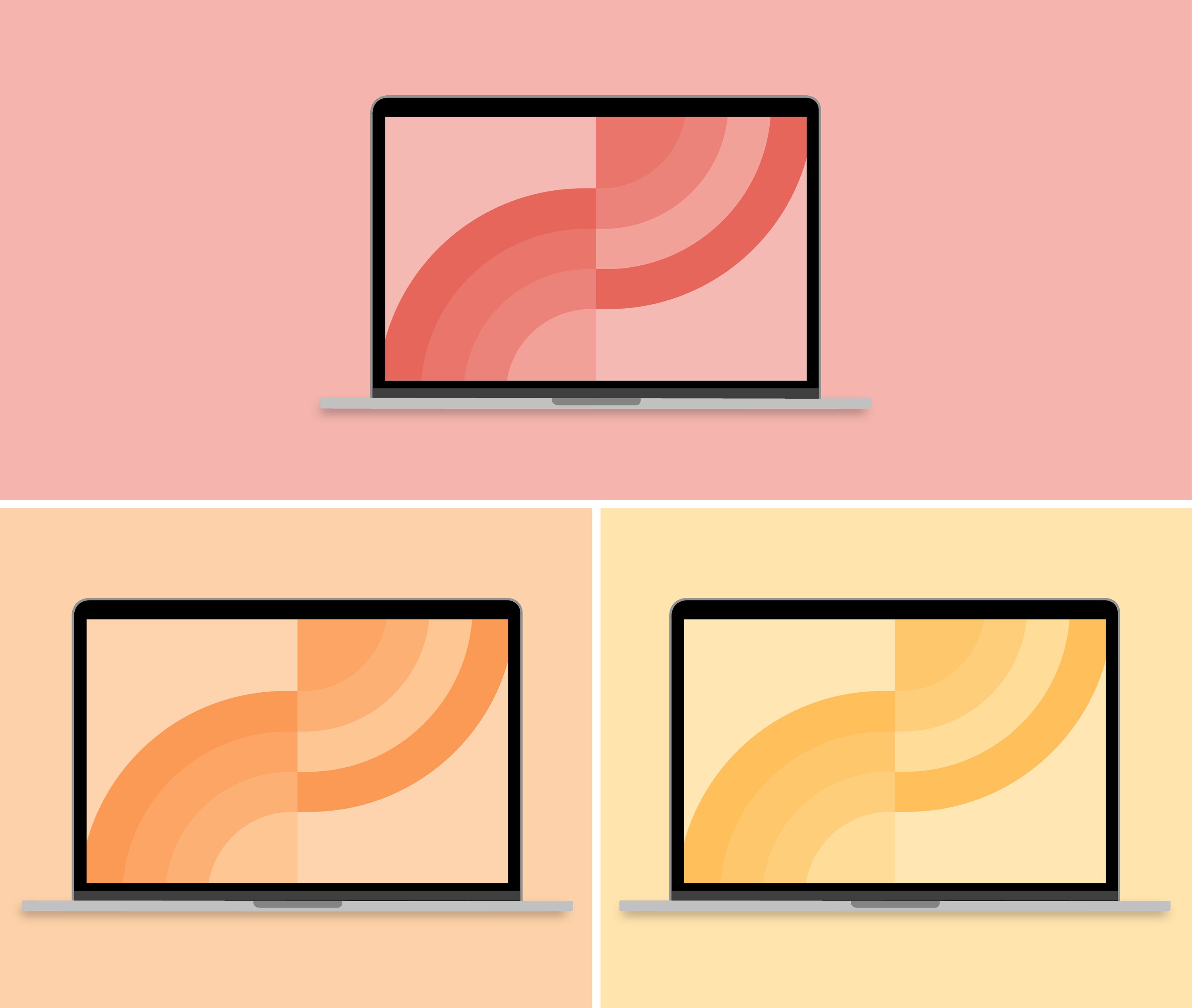 Computer/desktop/laptop Wallpaper | Swiggle | Warm Colors | Minimal ...