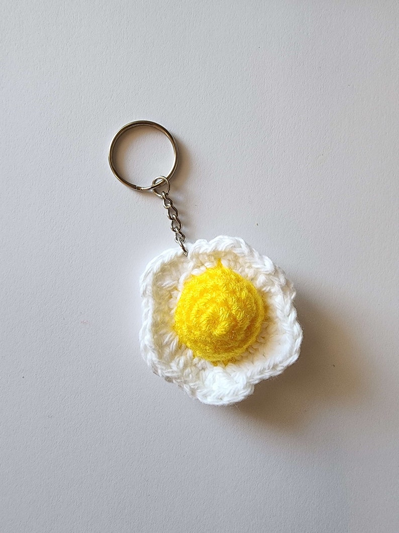 Crochet Egg Keychain - Etsy