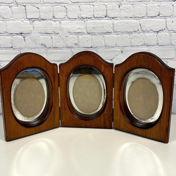 Antique Vintage Triple Picture Frame - Etsy