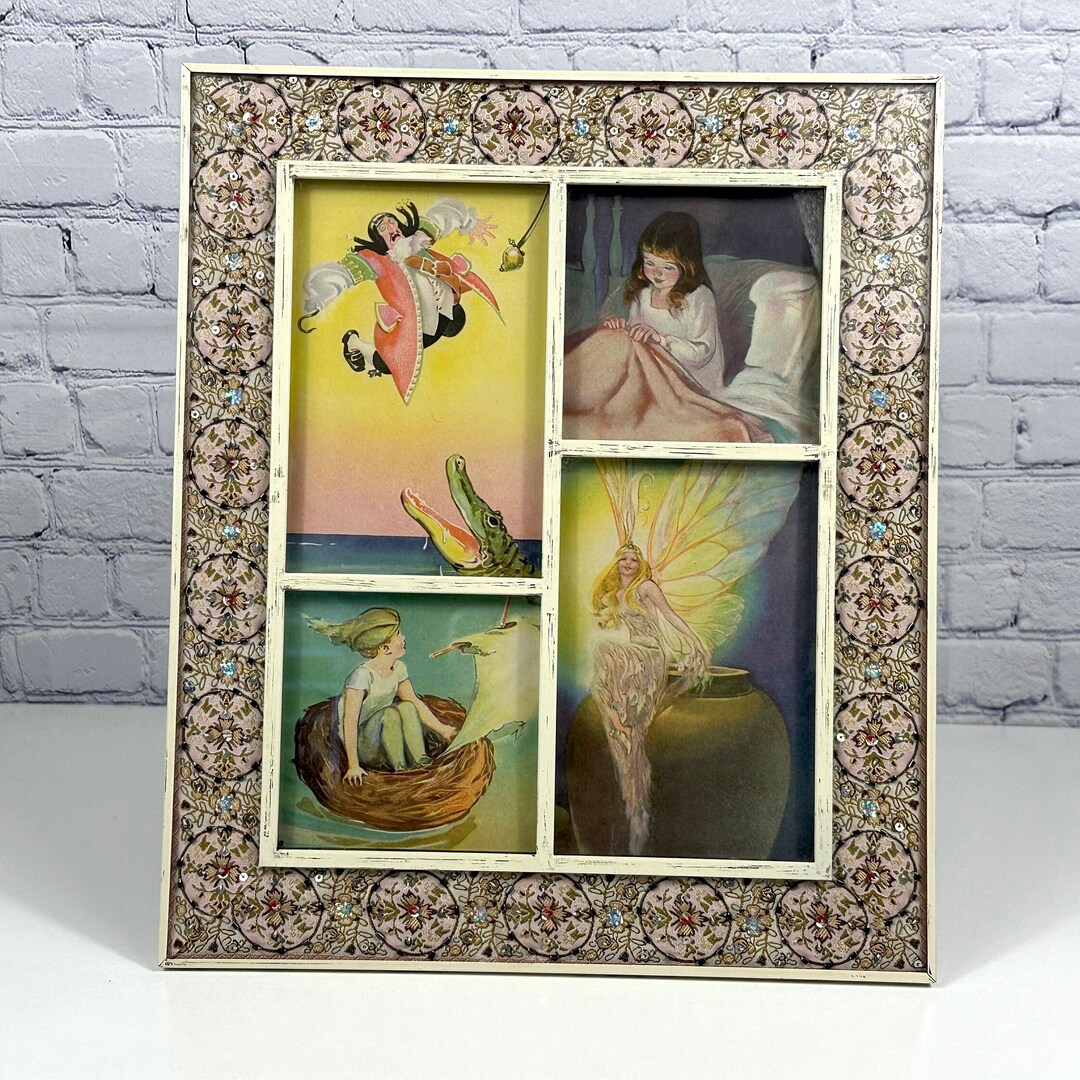 Peter Pan Collage 11x13 Storybook Frame, Books Into Art, Framed Book ...