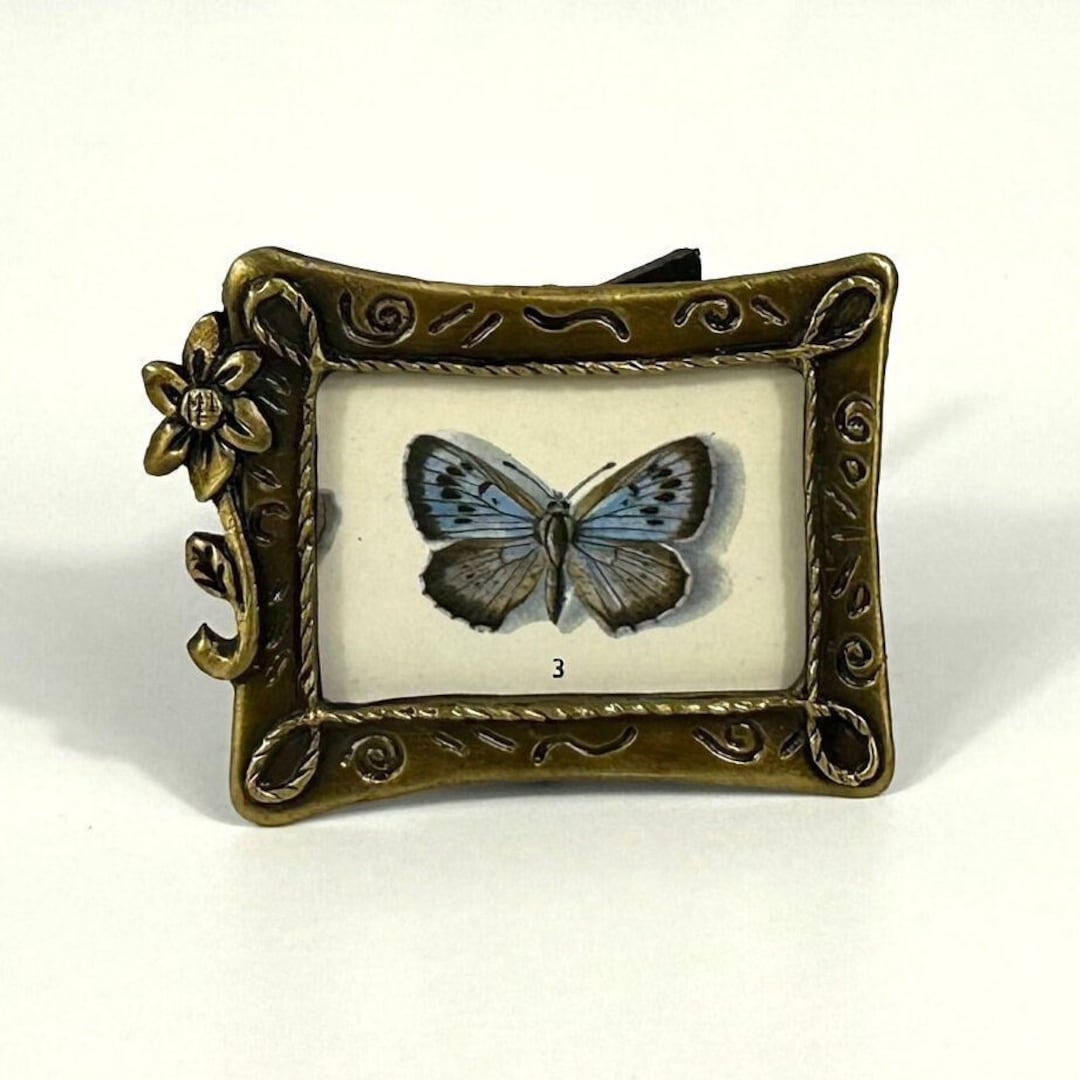 Blue Butterfly 1.5x2 Storybook Frame, Books Into Art, Framed Book Pages ...