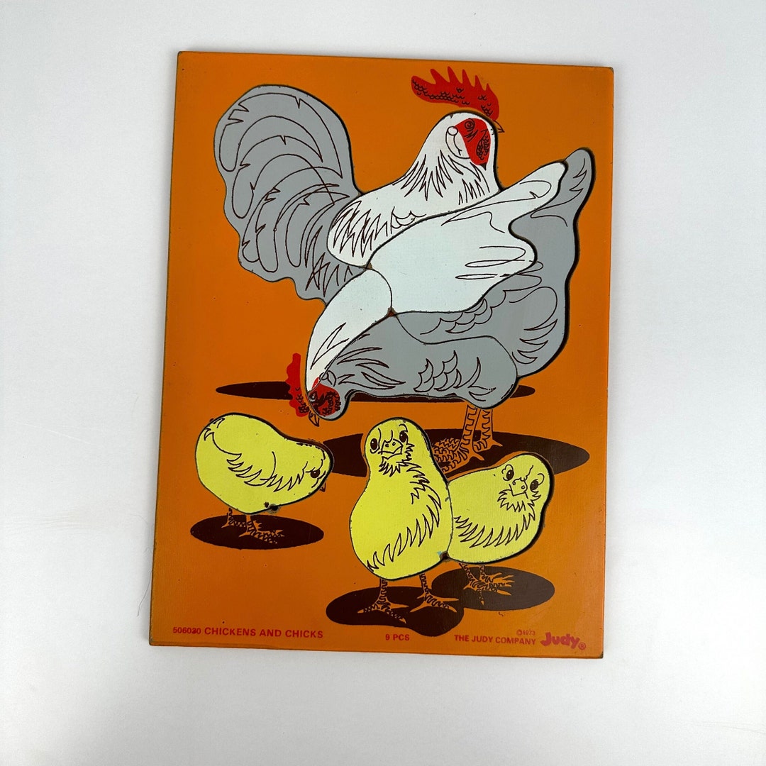 Set of Two Vintage Judy Wooden Puzzles From the 1950s and 70s ...