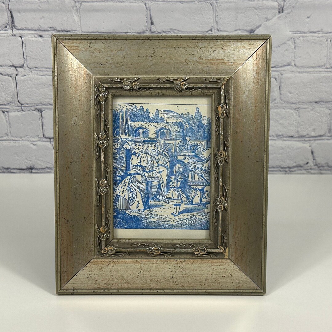 Alice in Wonderland, 3x4.5 Storybook Frame, Books Into Art, Framed Book ...