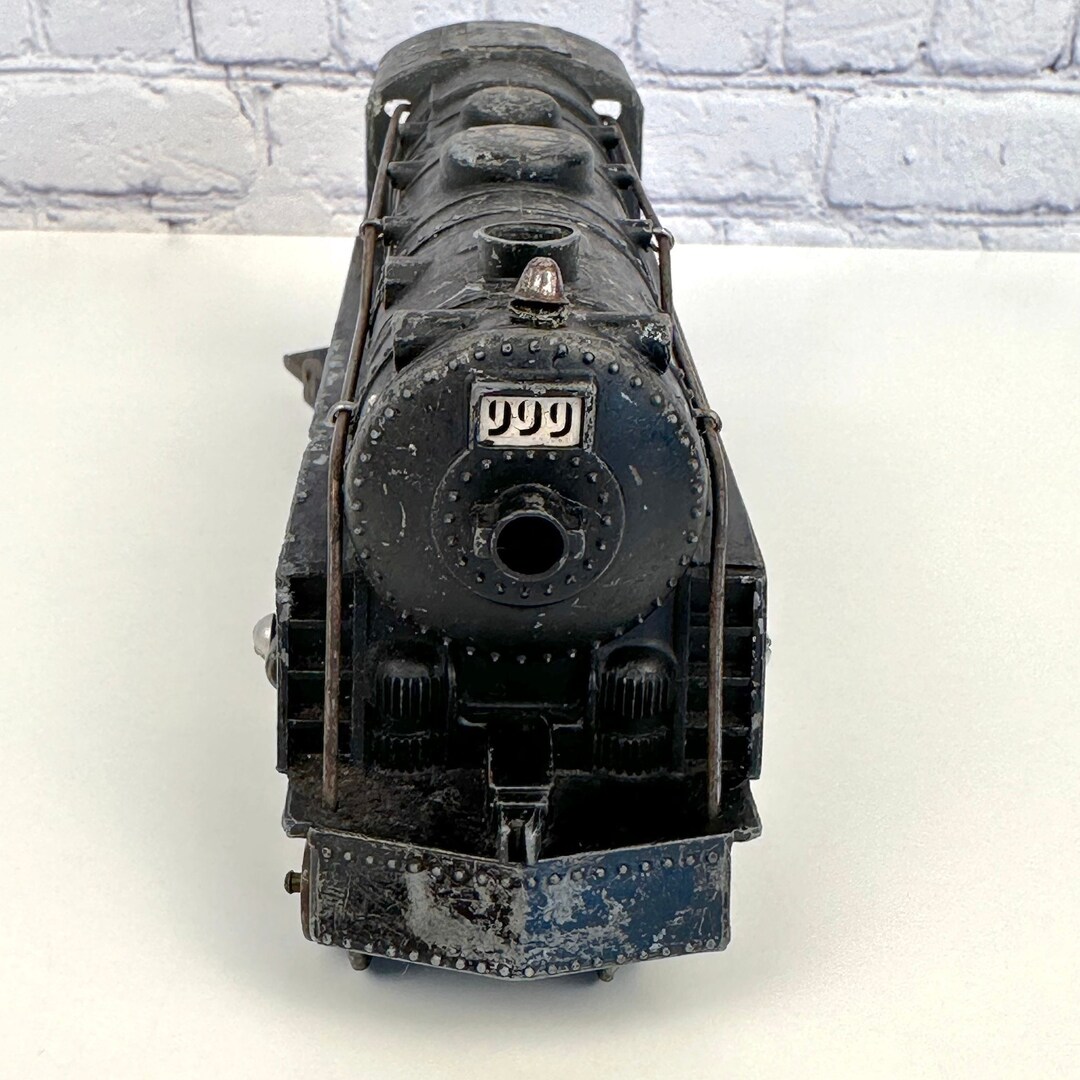 Marx Vintage Model Train 999 Steam Engine O Gauge Scale Die Cast Black ...