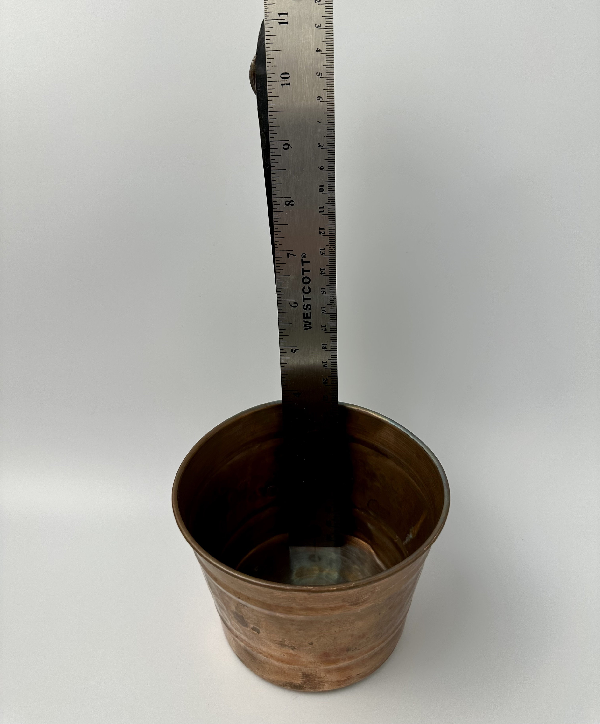 Giant Copper and Iron Cider Dipper Ladle, Rustic Kitchen Decorative ...