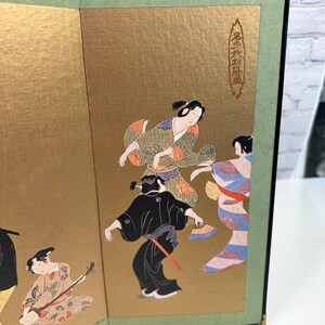 Hikone Byobu 6-panel Folding Screen, Vintage Japanese Decor, National ...