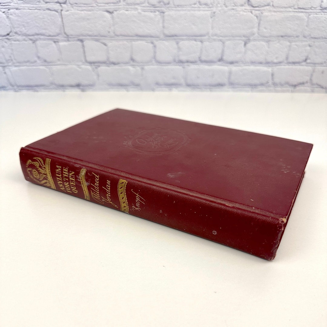 Vintage Book Asylum for the Queen by Mildred Jordan, 1948 - Etsy