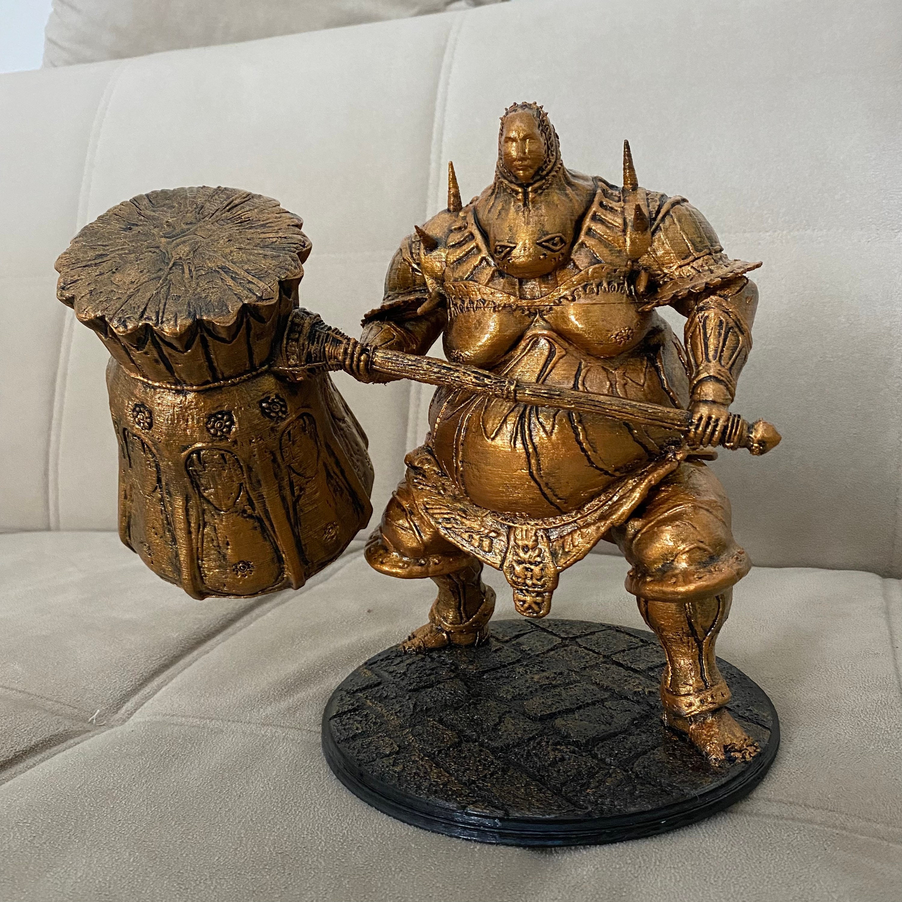Executioner Smough Dark Souls 3 Smough Hand Painted Statue - Etsy