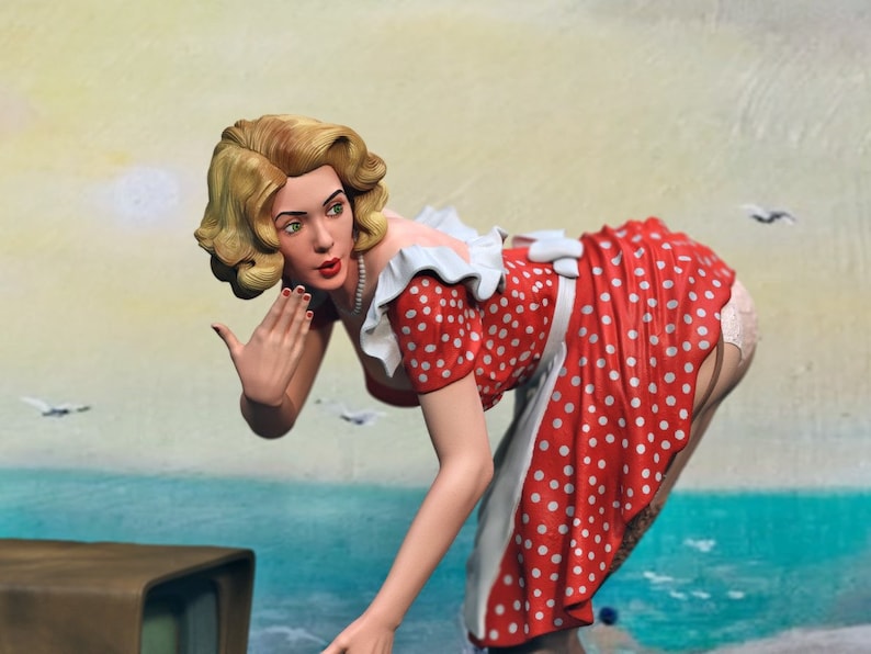 Wanda Scarlet Witch 3D Printed Hand Painted Figure Erotic - Etsy Singapore