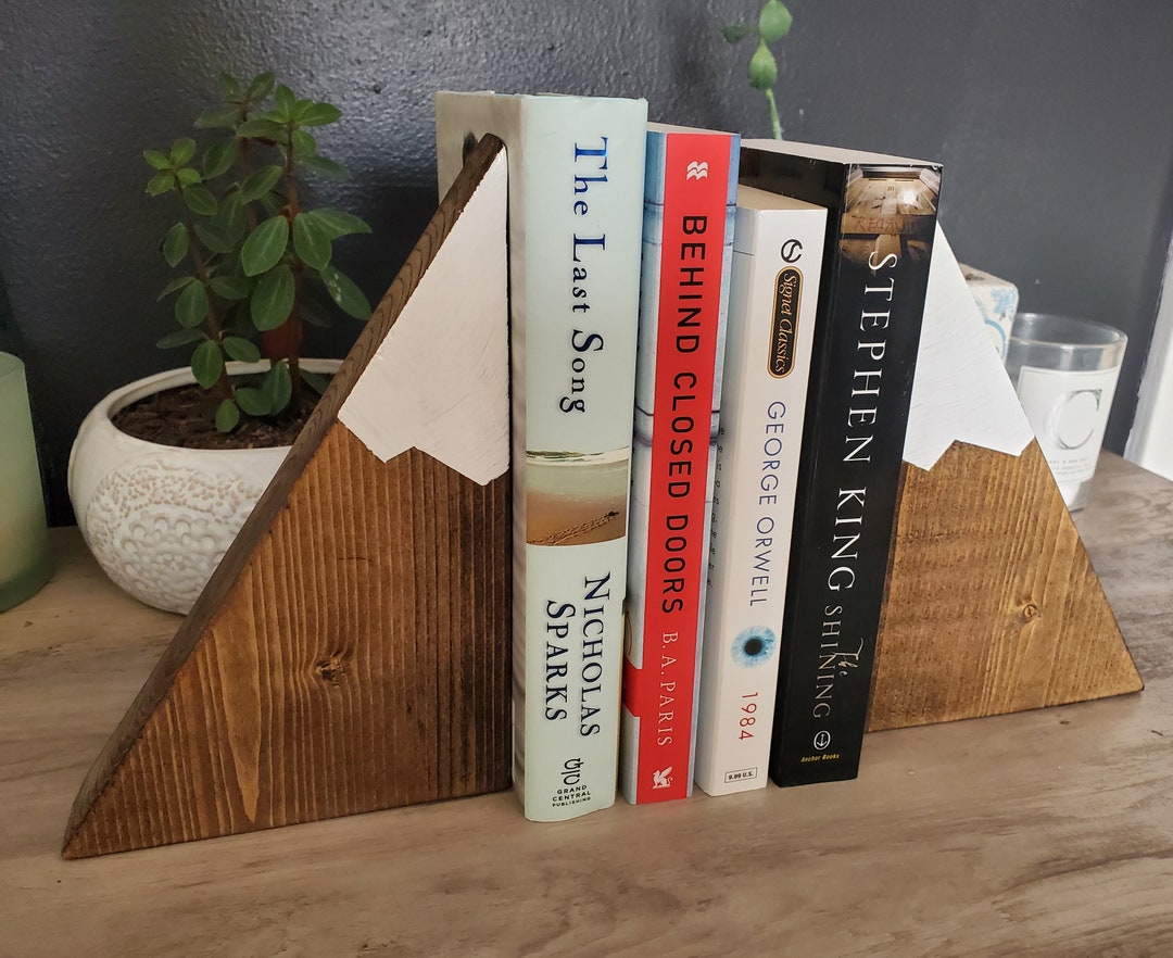 Mountain Cap Bookends - Etsy