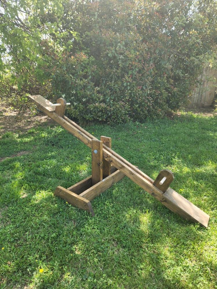 Handmade Wooden Kids Seesaw - Etsy