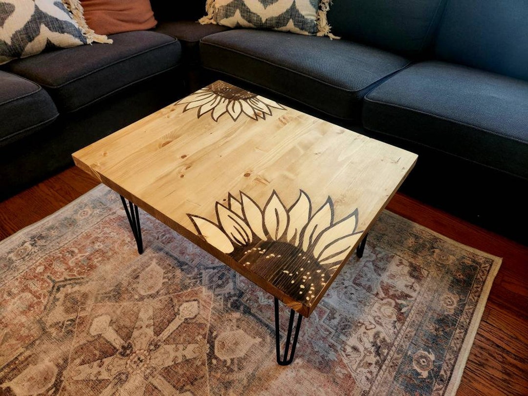 Sunflower Coffee Table - Etsy