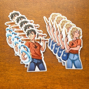 Percabeth Print Sticker Set Percy Jackson and the Olympians Art Prints ...