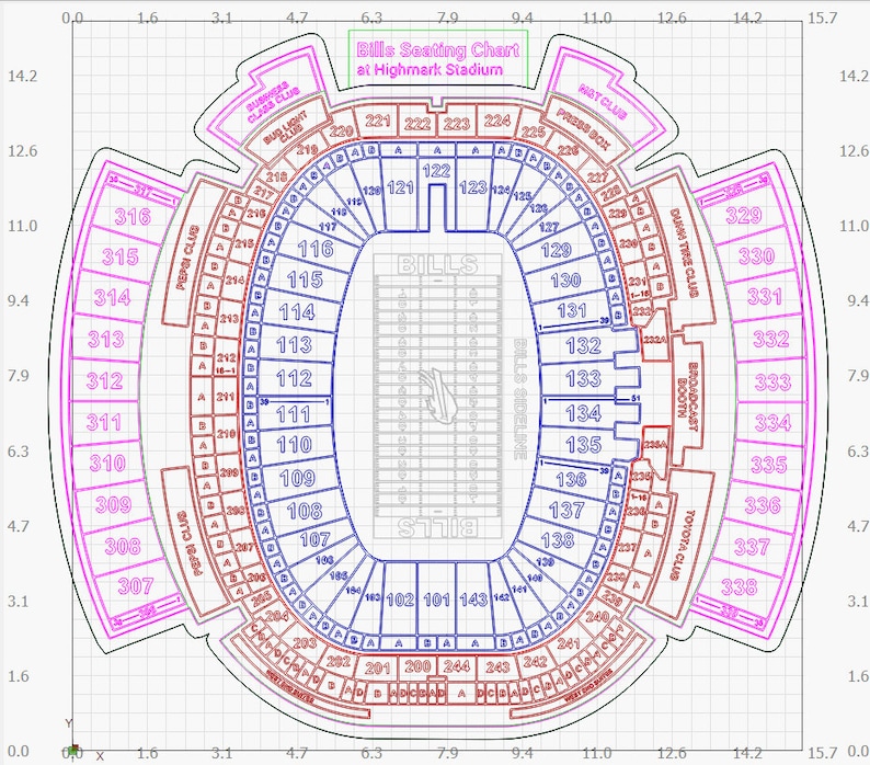 NFL Stadium Bundle: All 32 Teams, Layered SVG, AI, Lbart Files (digital ...