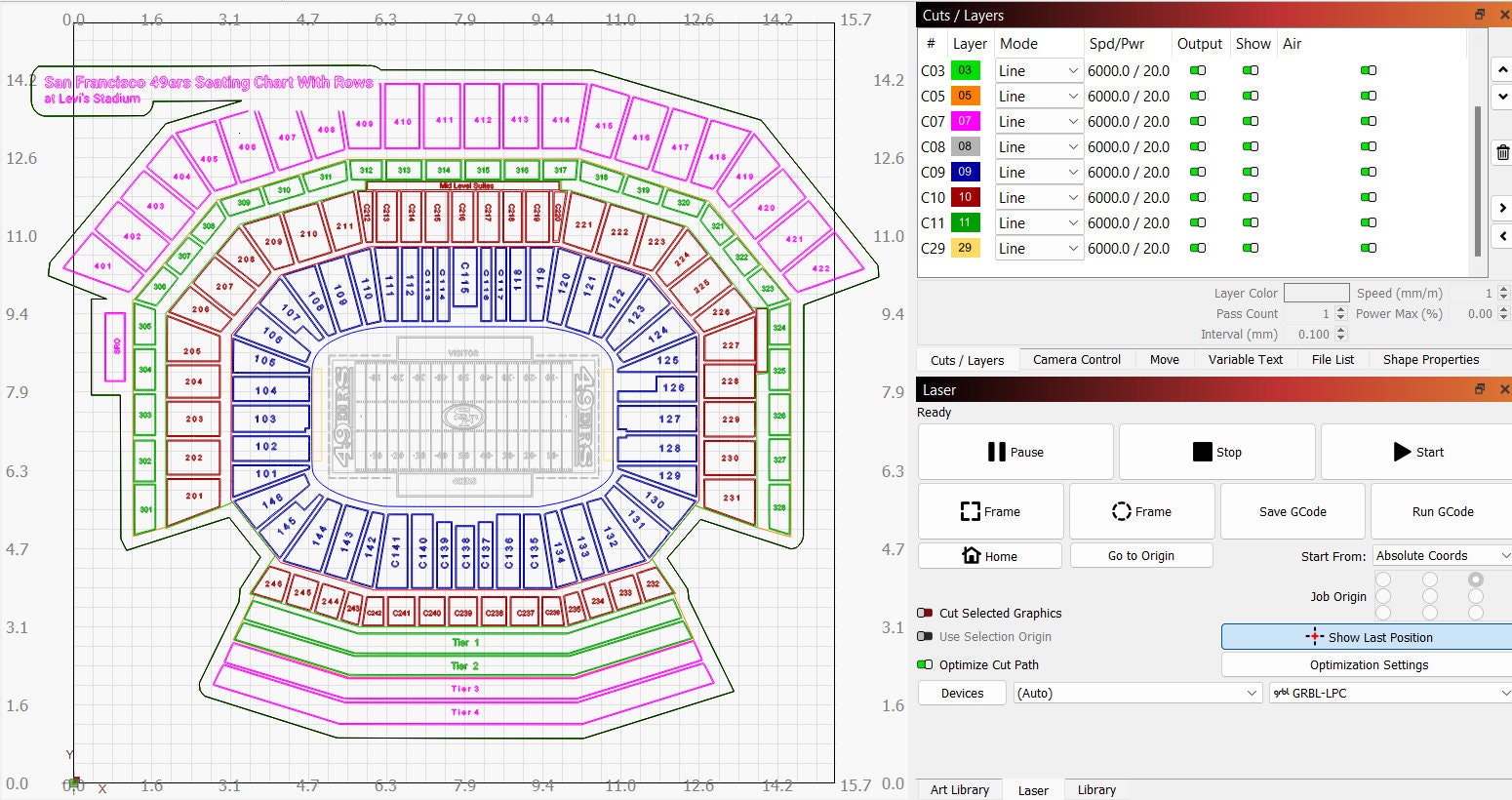 NFL Stadium Bundle: All 32 Teams, Layered SVG, AI, Lbart Files (digital ...