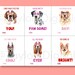 18 Instant Download Puppy Printable Valentine's Day Cards, Classroom ...