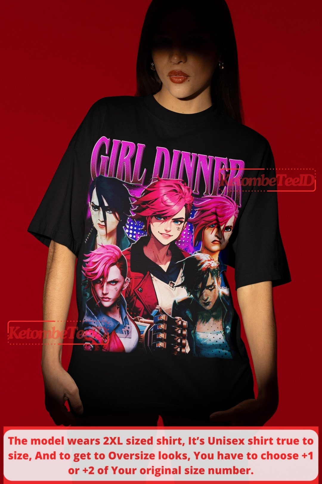 New Fresh Collection Vi Arcane T-shirt/sweatshirt, Video Game Graphic ...