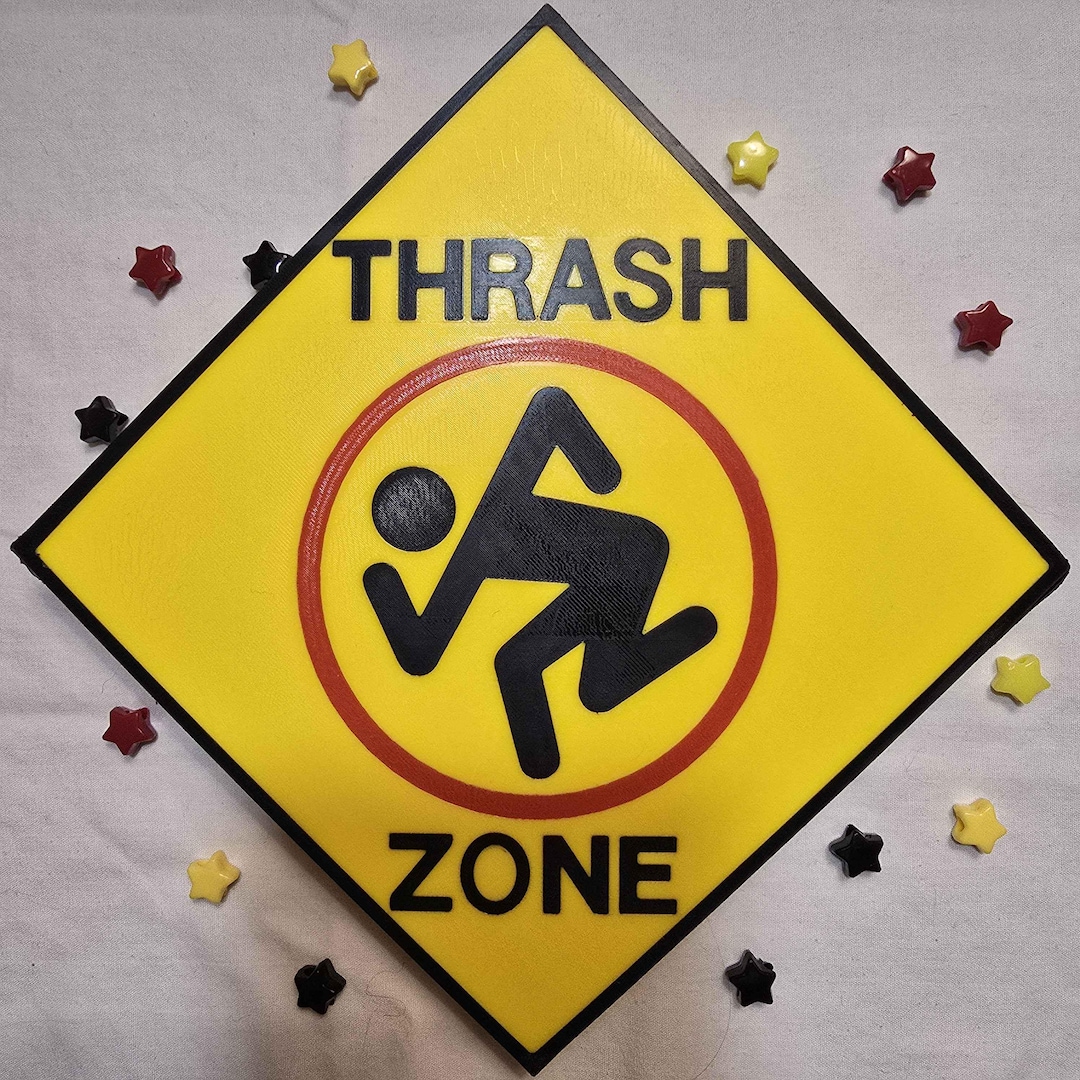 D.R.I Thrash Zone Thrash Metal 3d Printed Sign - Etsy