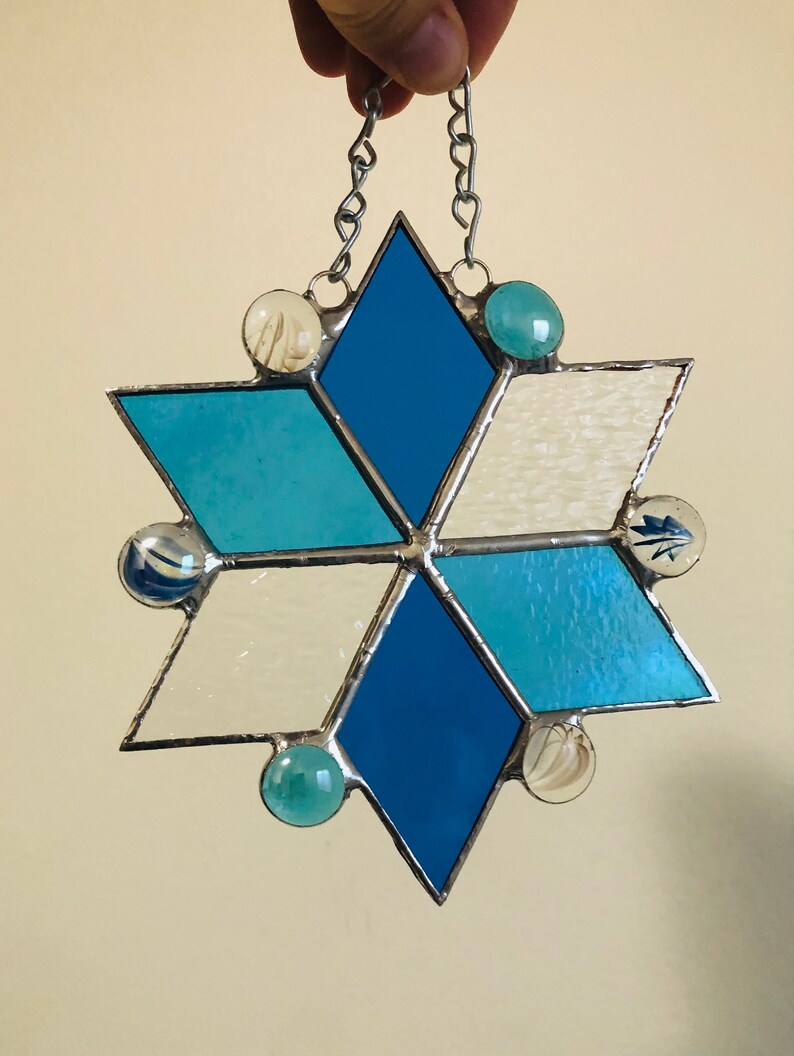Stained Glass Diamond Pinwheel, Multiple Color Options, Rainbow ...