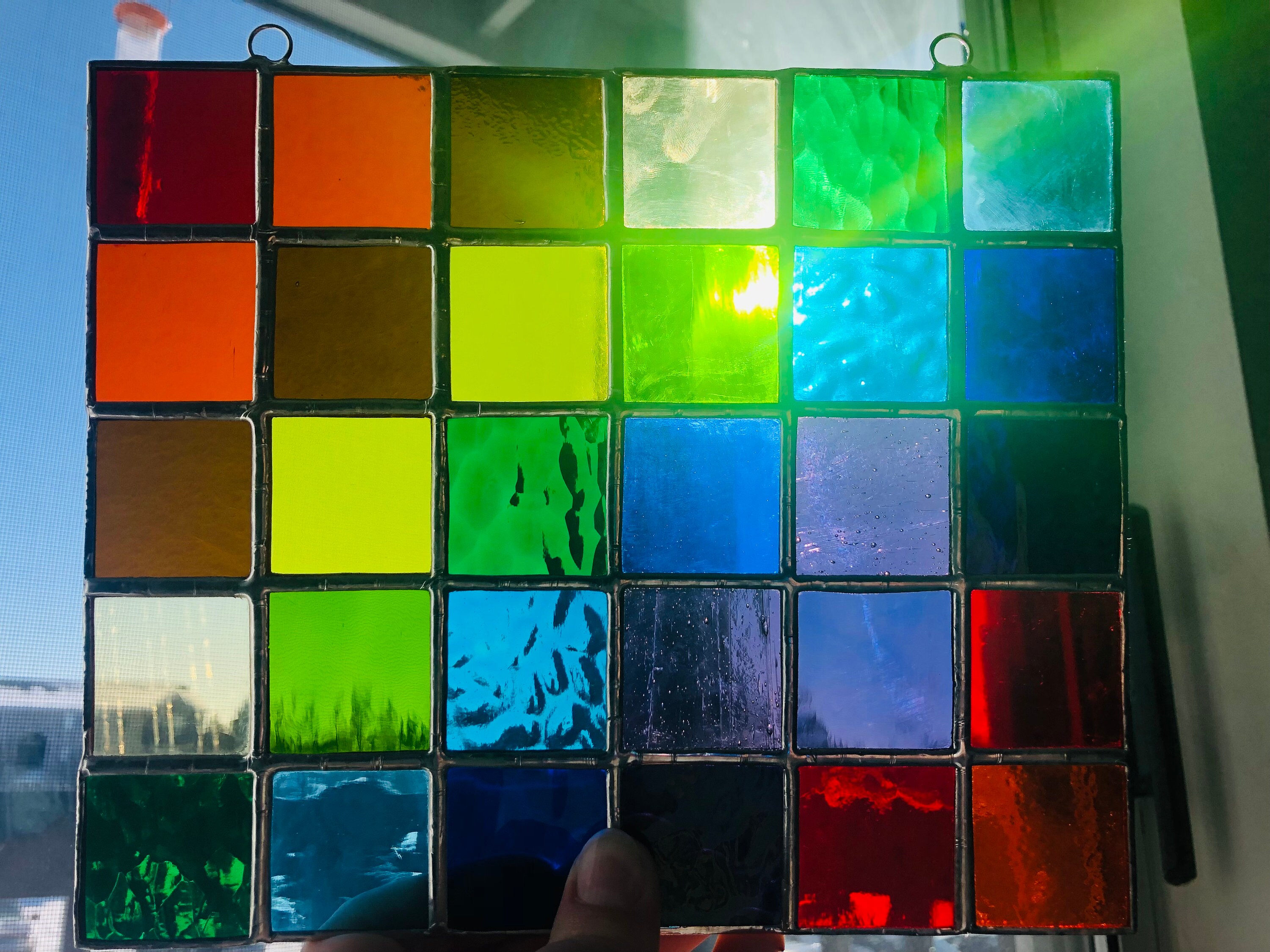 Pre Cut and Foiled Stained Glass Squares Variety Pack - Etsy