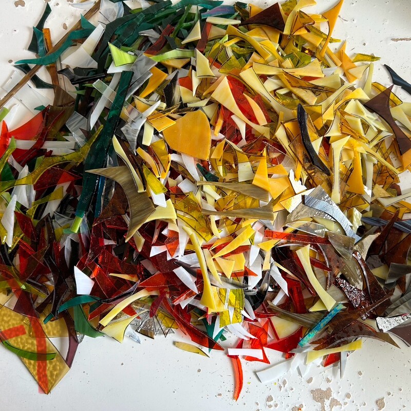 Stained Glass Scraps - Etsy