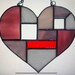 Stained Glass Heart Pattern, Downloadable PDF Pattern, Stained Glass ...