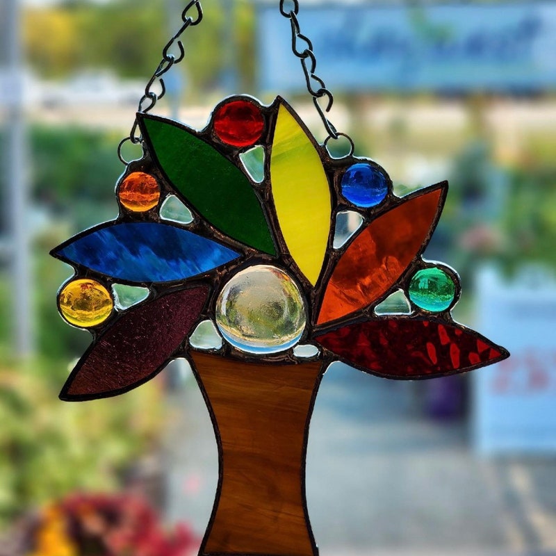 Stained Glass Tree - Etsy