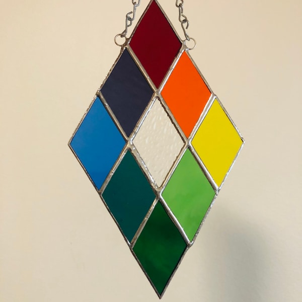 Precut Diamond Stained Glass - Etsy