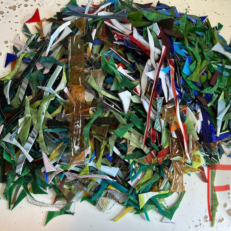 Stained Glass Scraps - Etsy