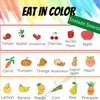 Kids' Nutritional Poster BUNDLE Eat in Color Rainbow-inspired Fruits ...