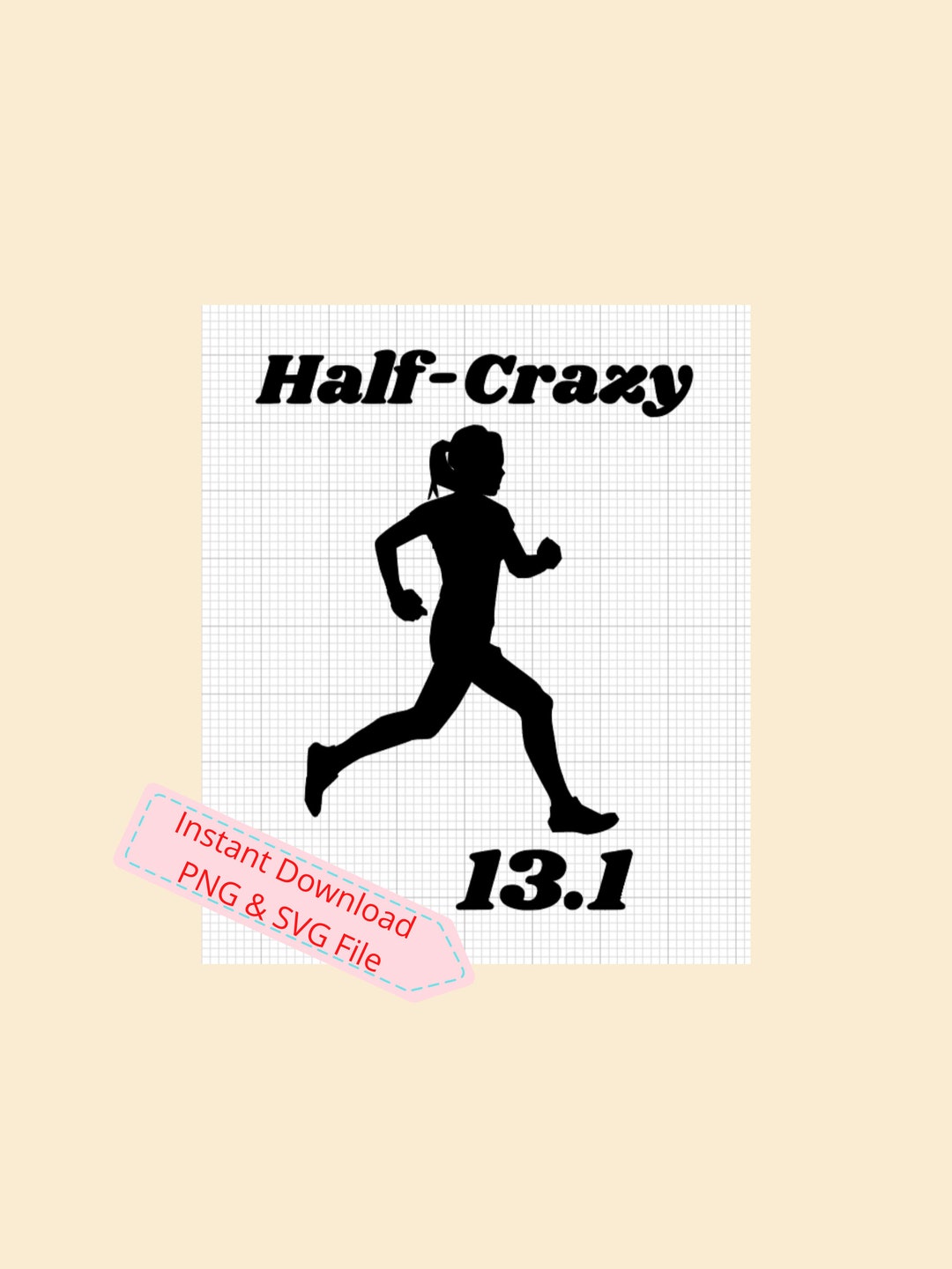 Half-marathon Runner PNG & SVG File | Great for T-shirts, Tumblers ...