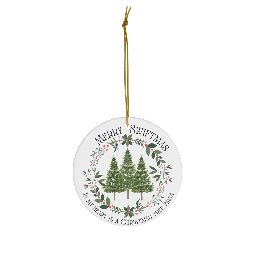 Taylor Swift Christmas Tree Farm Ornament, Merry Swiftmas, Taylor Swift ...