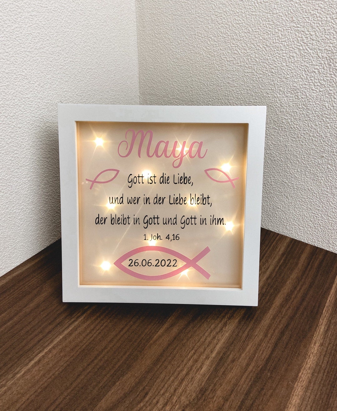 Personalisiertes Geschenk zur Taufe/Konfirmation/Kommunion - Etsy Schweiz