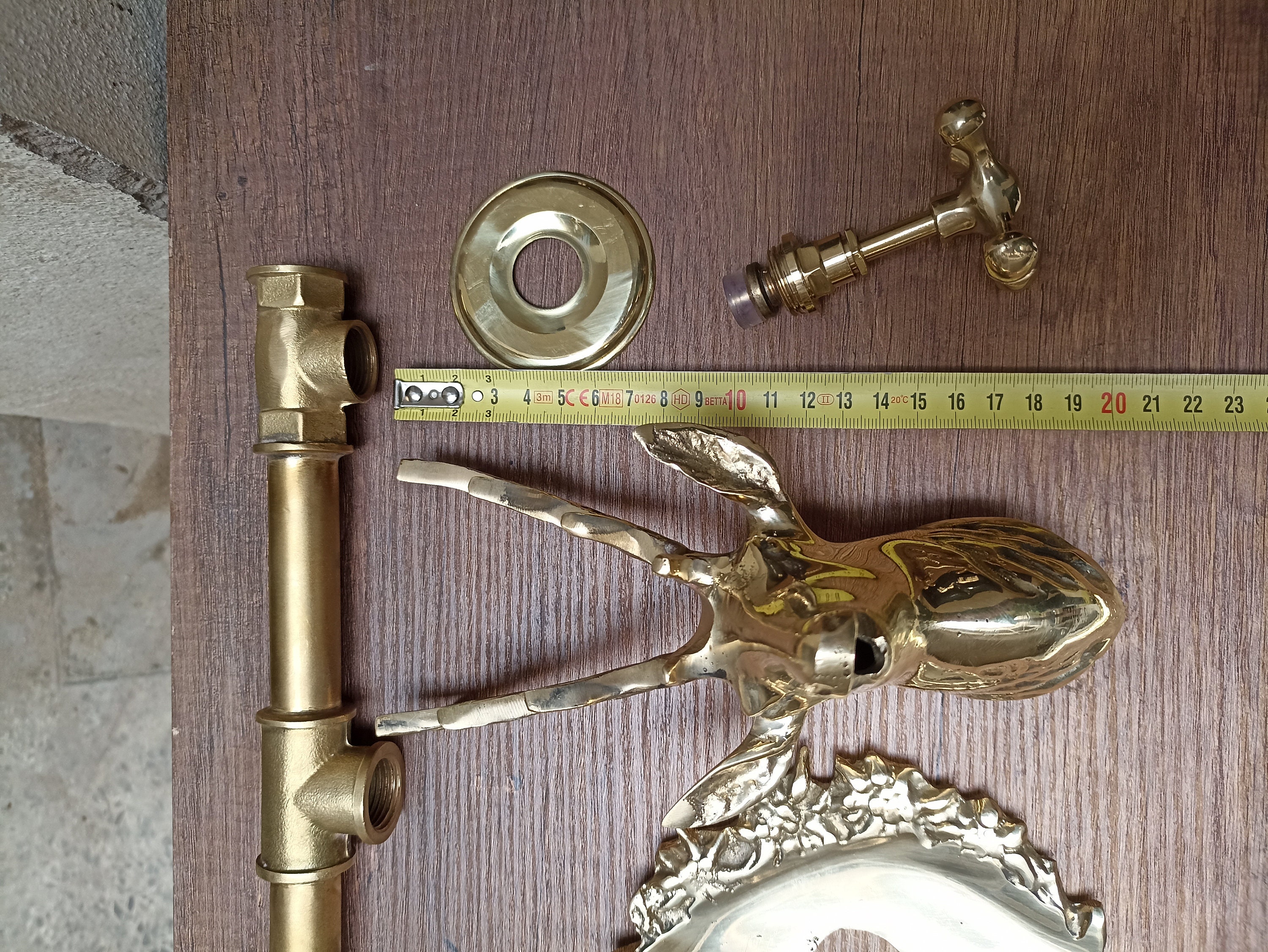 Elegant Brass Deer Head Faucet With Brass Valve Perfect for Bathroom ...