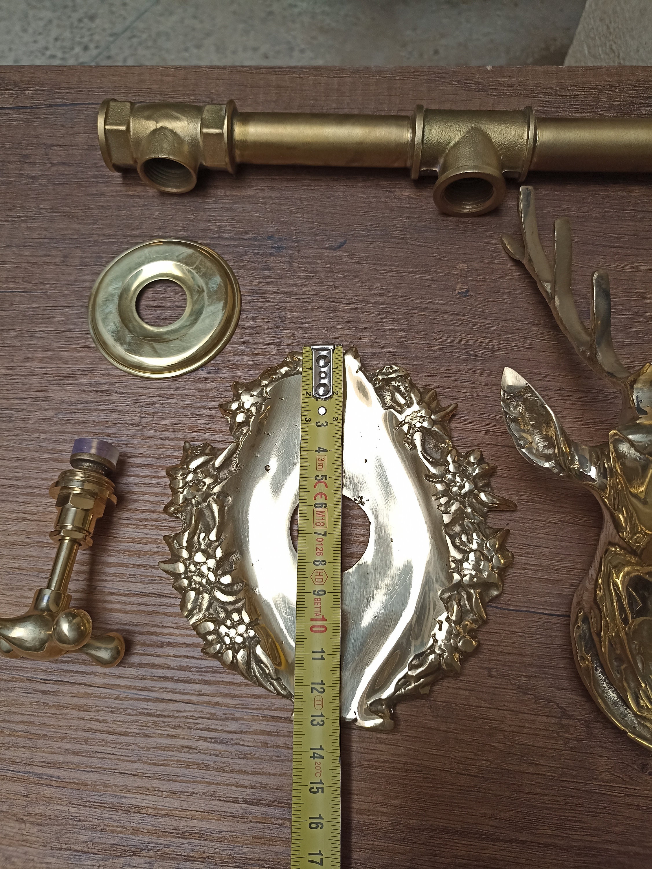 Elegant Brass Deer Head Faucet With Brass Valve Perfect for Bathroom ...