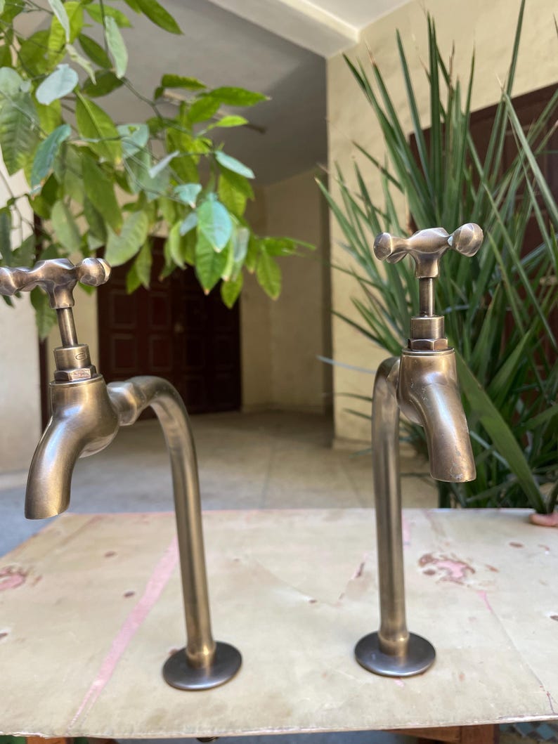 Premium Unlacquered Brass Water Dispenser Faucet - Single Hole Cold ...