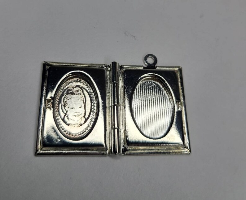 Engraved Book Photo Locket/personalised Rectangular Picture - Etsy