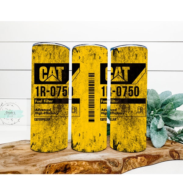 Cat Oil Filter Tumbler - Etsy