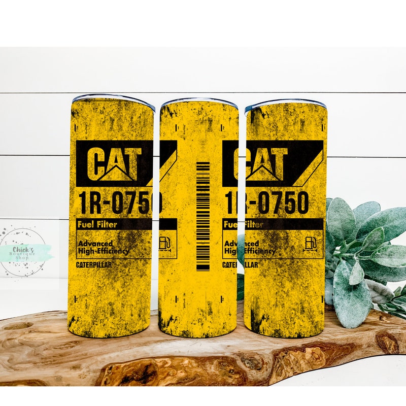 Cat Oil Filter Tumbler - Etsy