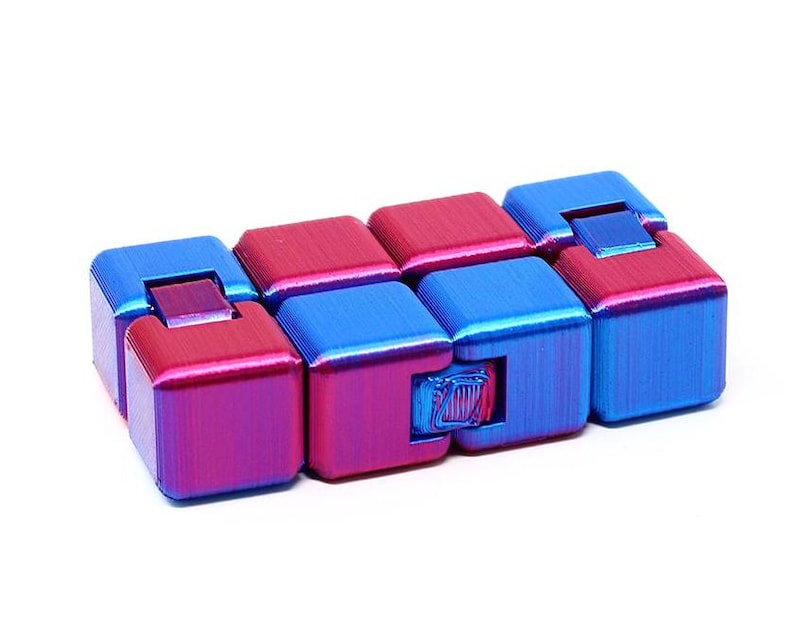 3-color Infinity Cube Fidget Toy Desk Toy 3D Printed Very Satisfying - Etsy