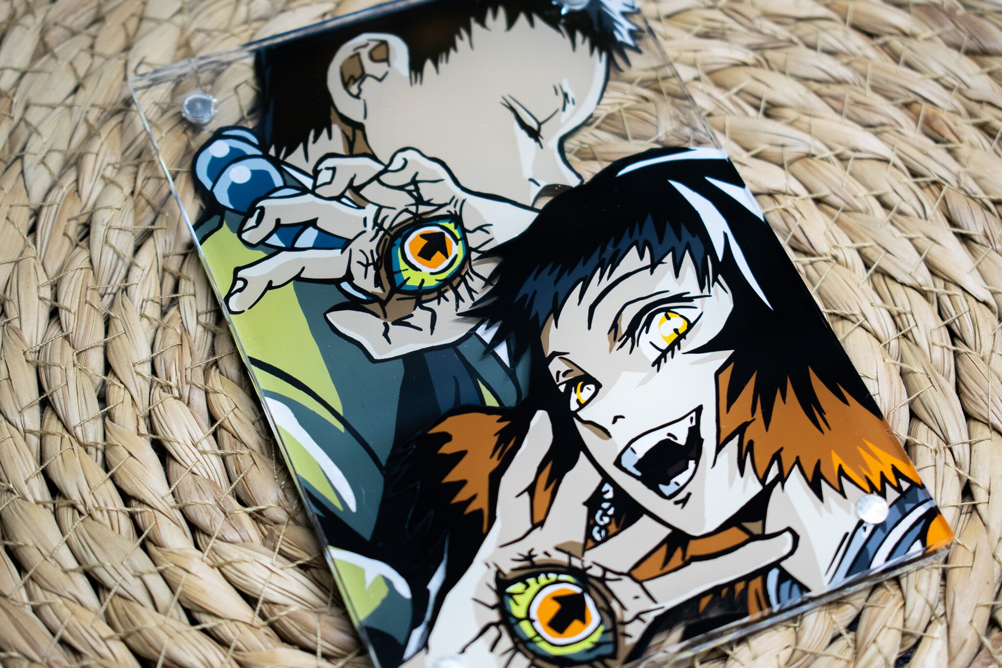 Yahaba Y Susumaru / Kimetsu No Yaiba / Anime/ Manga / Glasspainting - Etsy