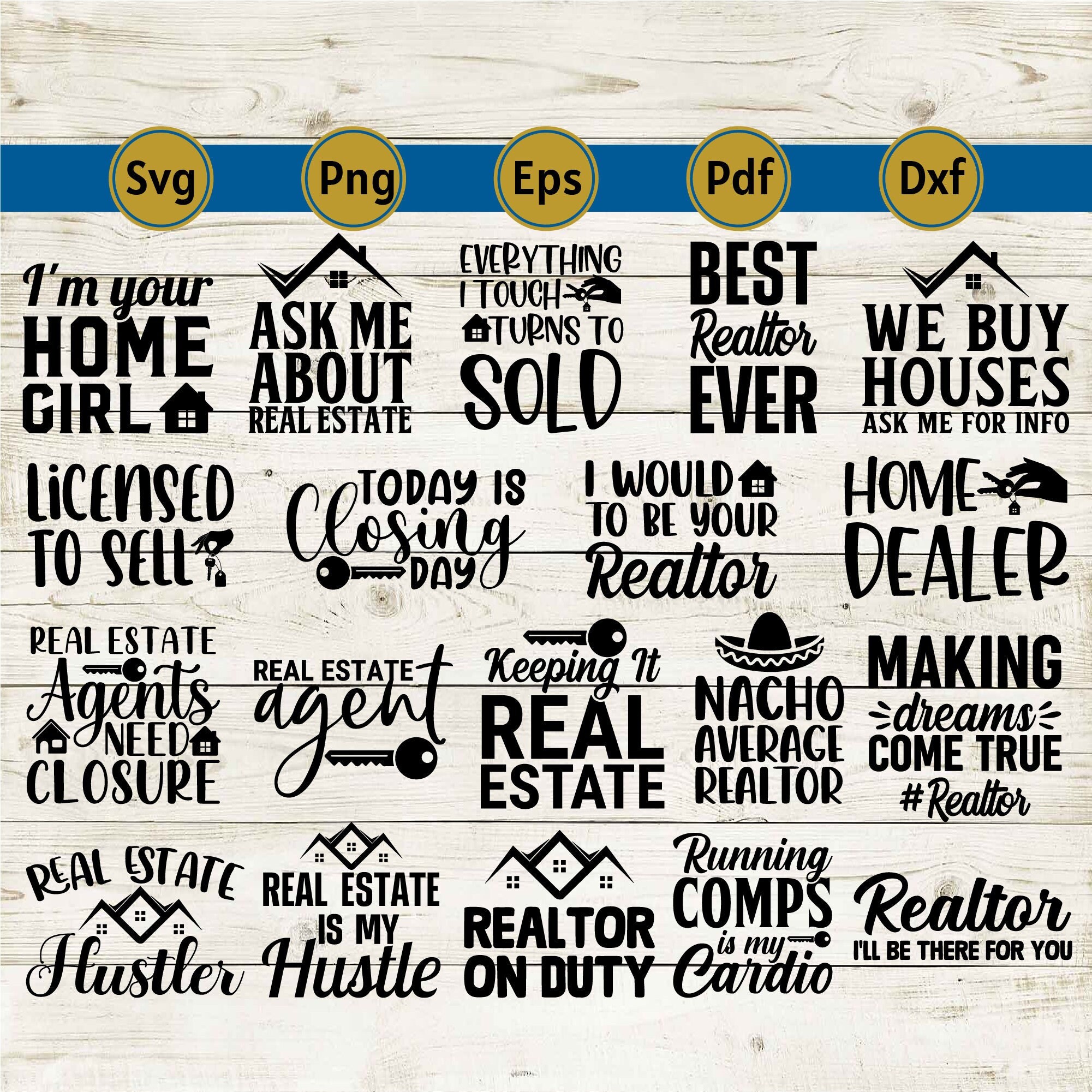 Cheesy Realtor Photos Clipart