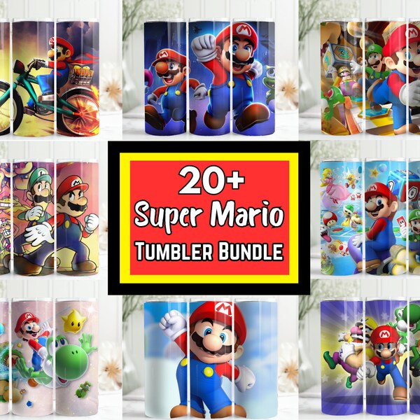 Super Mario Cup Wrap - Etsy