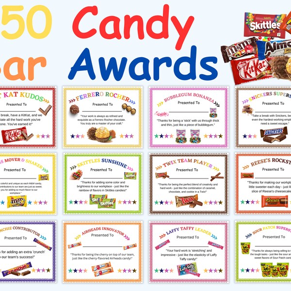 Candy Bar - Etsy