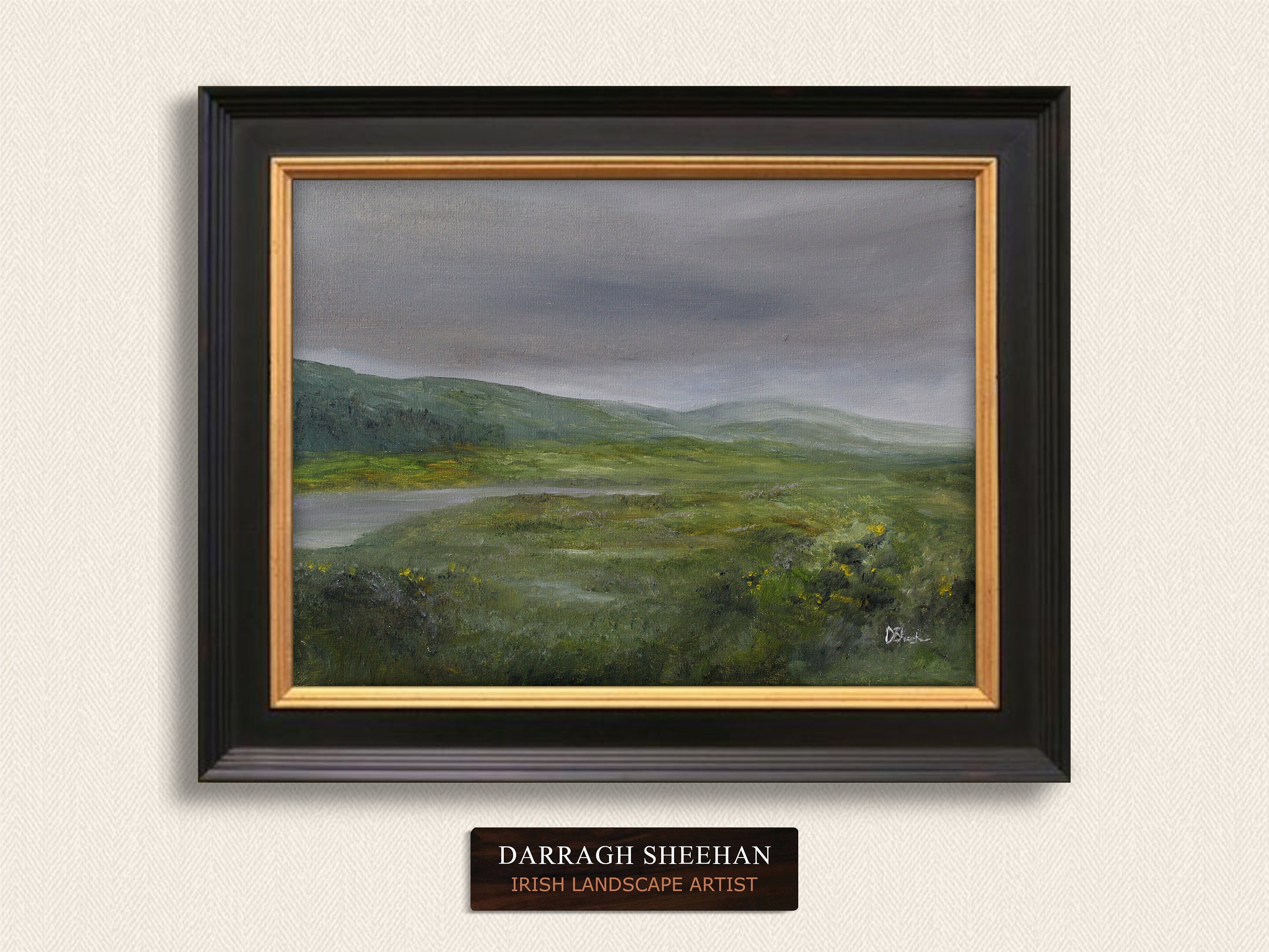 Irish Landscape Oil Painting Fine Art Self Print Jpeg Artist Darragh ...