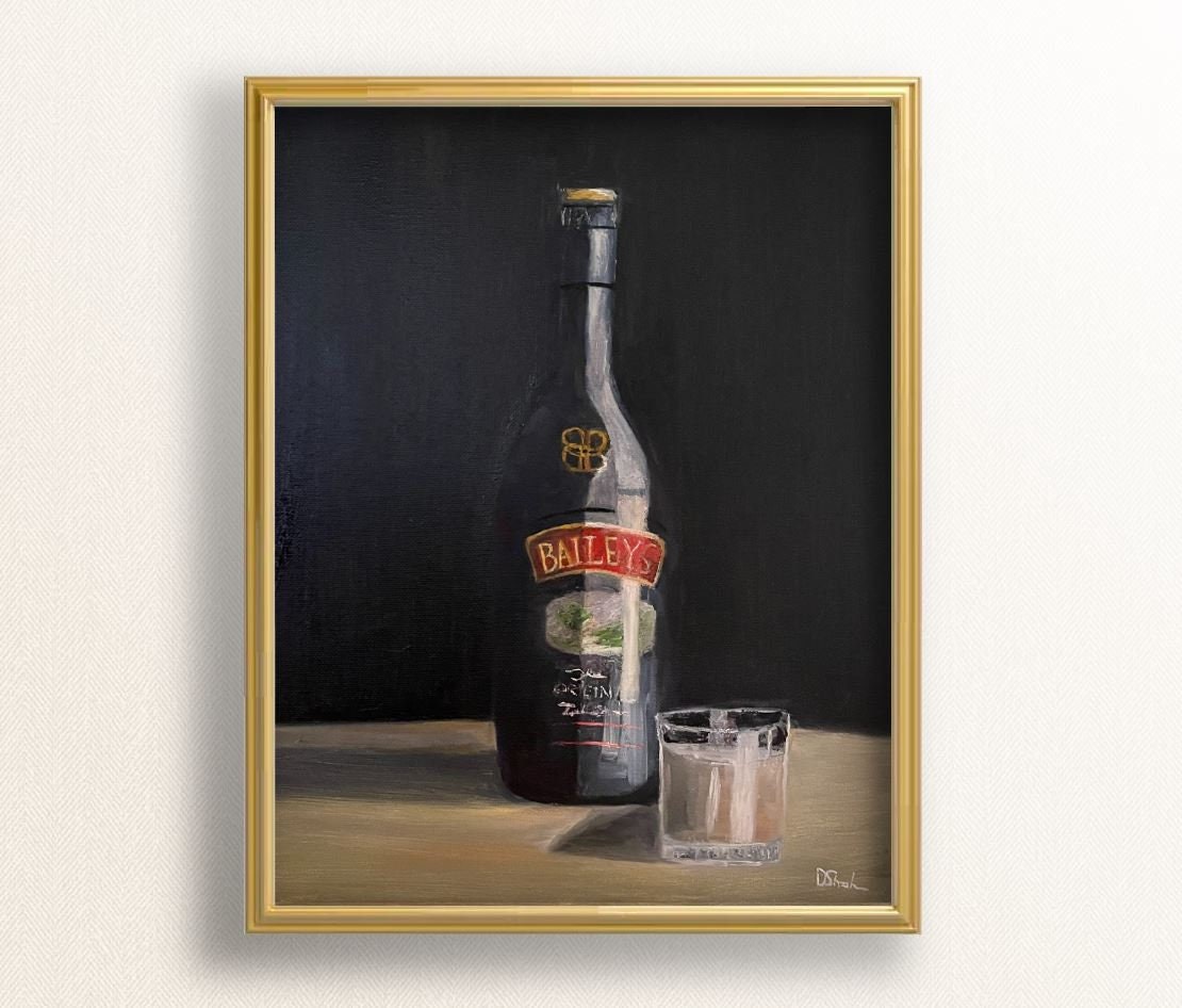 Still Life Oil Painting ORIGINAL Irish Cream Artist Darragh - Etsy