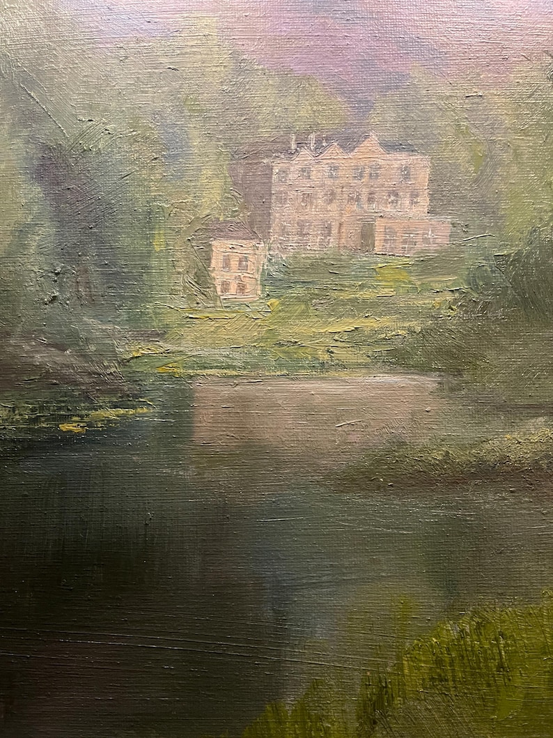 Ballynahinch Castle Galway Oil Painting Fine Art ORIGINAL | Artist ...